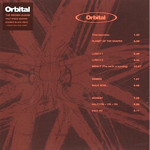 Виниловая пластинка ORBITAL - 2 (BROWN ALBUM) (HALF SPEED, 2 LP)