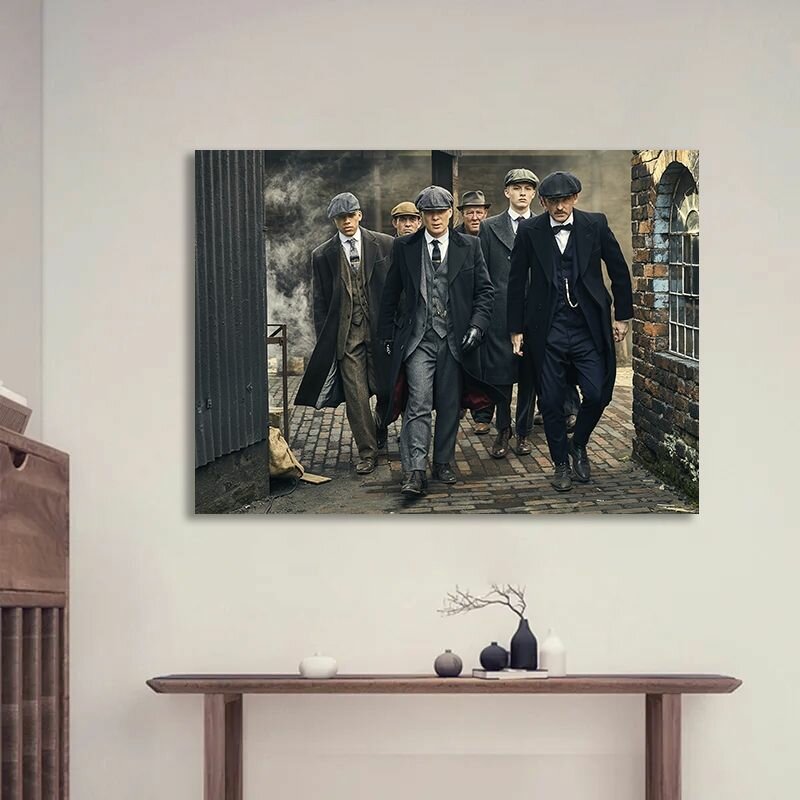 Картина "Острые Козырьки Мафия" ВсеКартины, на подрамнике, 20x30 см