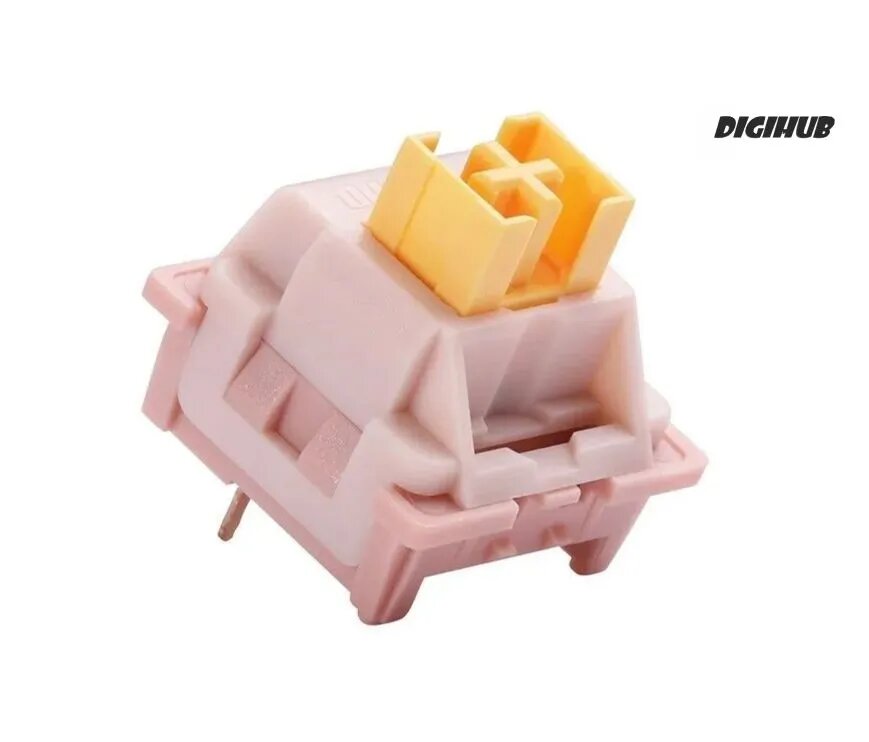 Свитчи бесшумные Outemu Silent Peach V1 (90шт) 3PIN для механических клавиатур