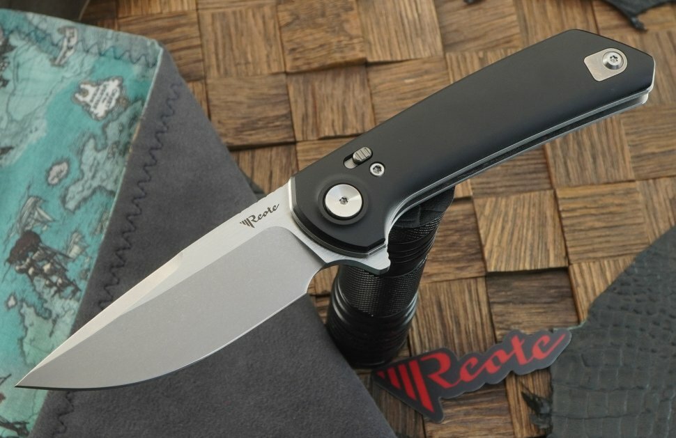 Складной нож Reate Knives PL-XF, сталь Nitro-V, S/SW, рукоять алюминий