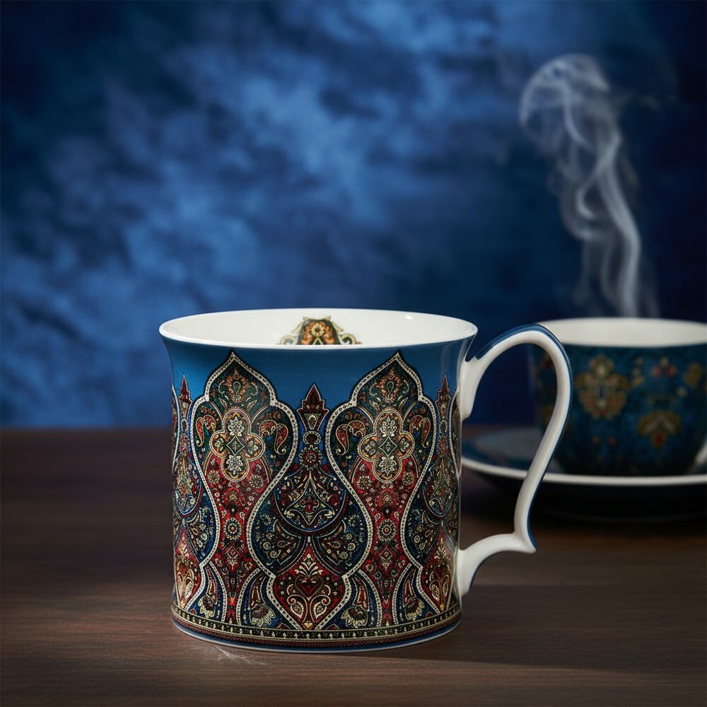 Кружка Орнамент (Ornamento Pavone) JK-318 Pavone Италия Фарфор