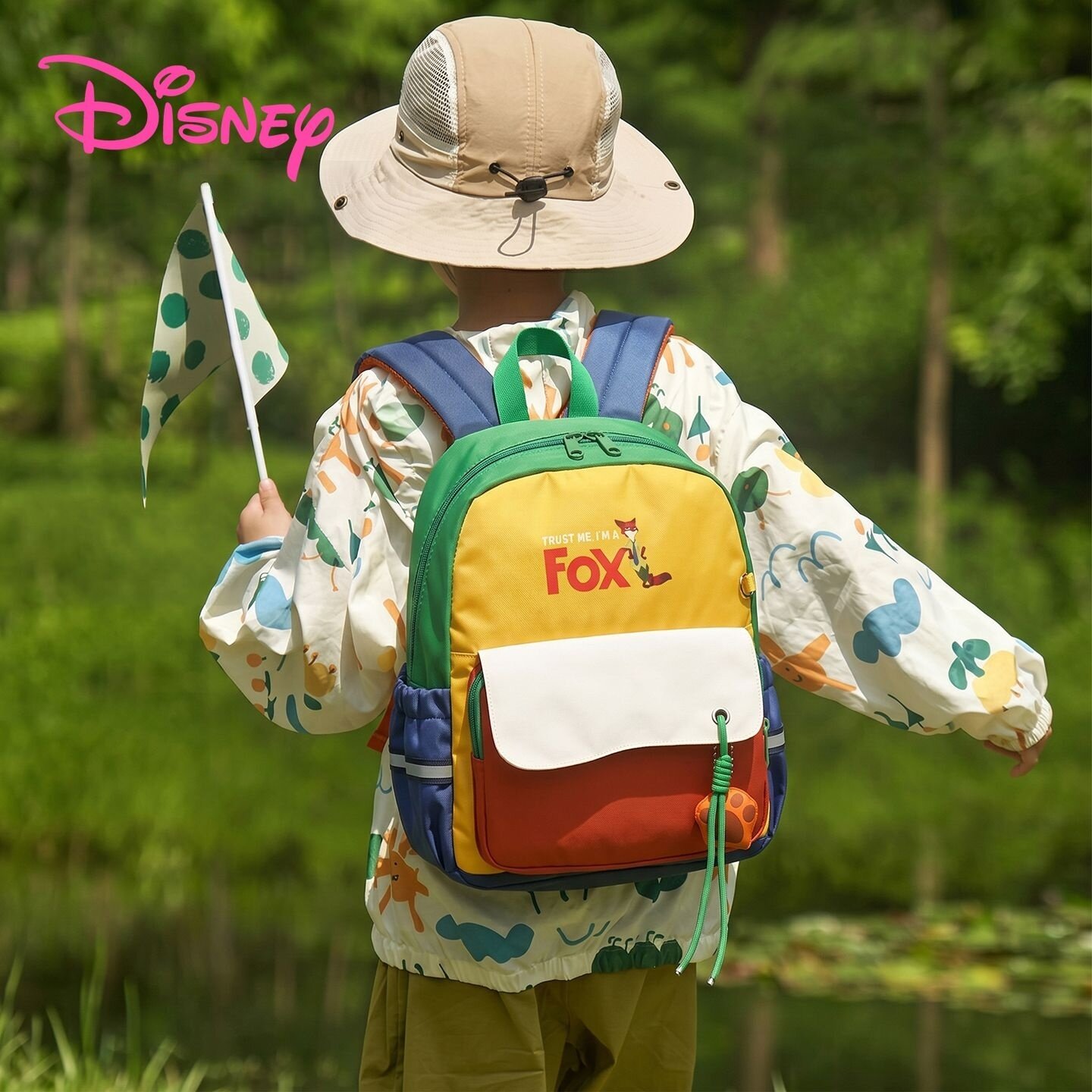 Сумка Disney, фактура тиснение, оранжевый — фото 1