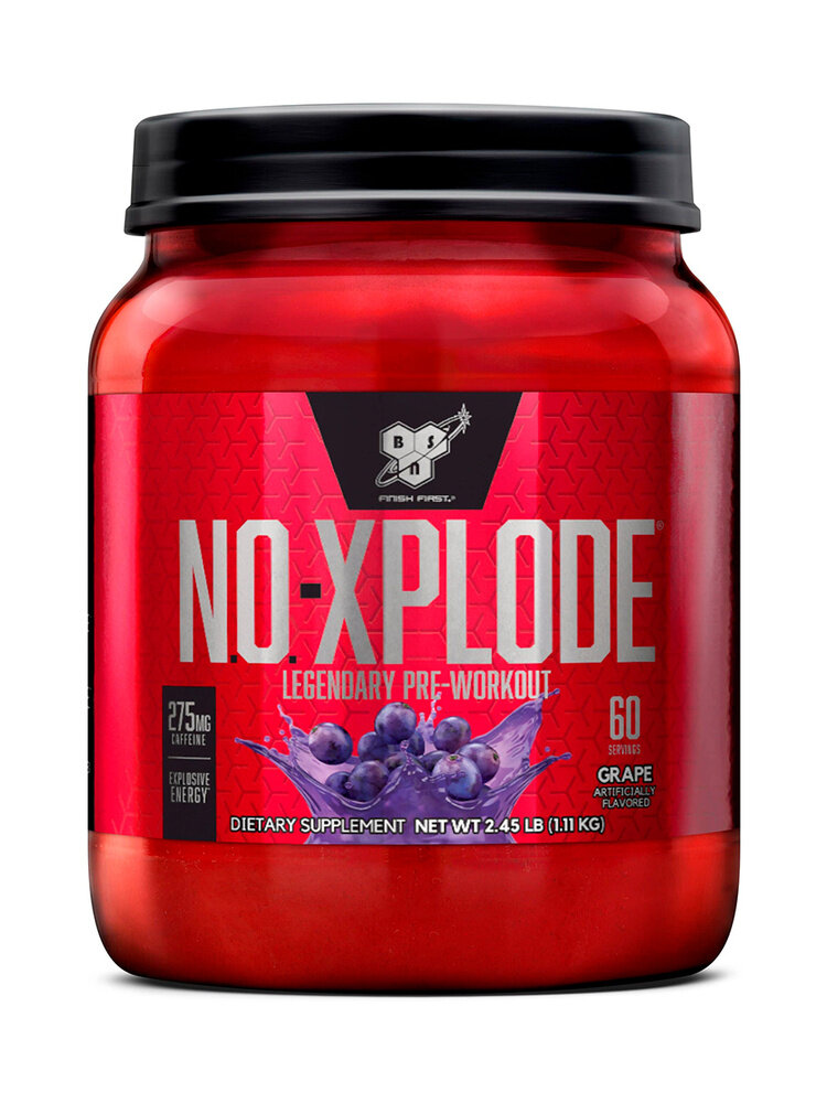 BSN N. O.-Xplode 3.0 555 гр Виноград. Предтренировочный комплекс. Произведено в США