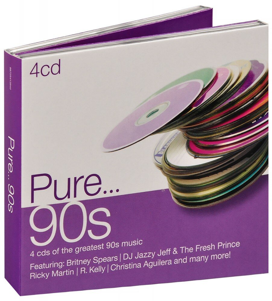 Various Artists. Pure. 90S (4 CD) (СД диск, Картонный бокс (digipack))