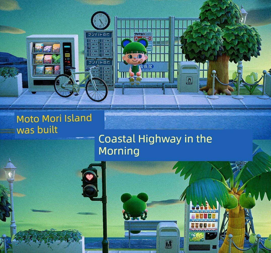 Набор Animal Crossing Прибрежная Магистраль с 99 деталями, декор для Nintendo Switch
