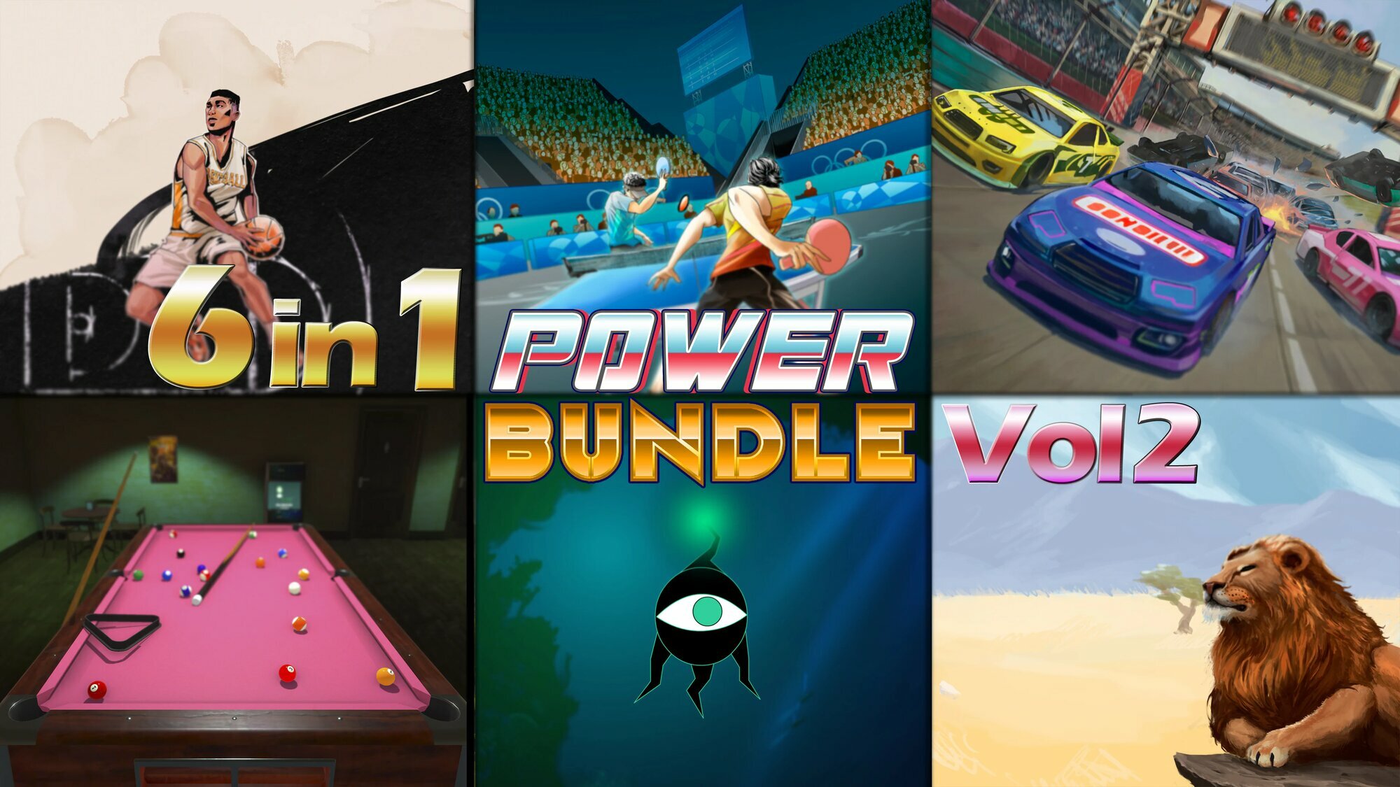 Игра Safari Pinball 6 in 1 Power Bundle Vol 2, цифровое издание PlayStation 5, регион Индия / код пополнения баланса