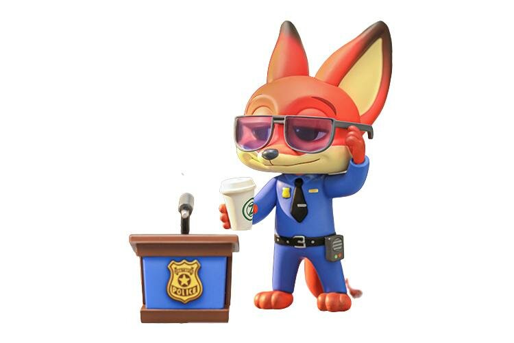 Коллекционные фигурки унисекс POP MART Zootopia Judy Hopps, Confirmed-Police Officer Nick (Open)