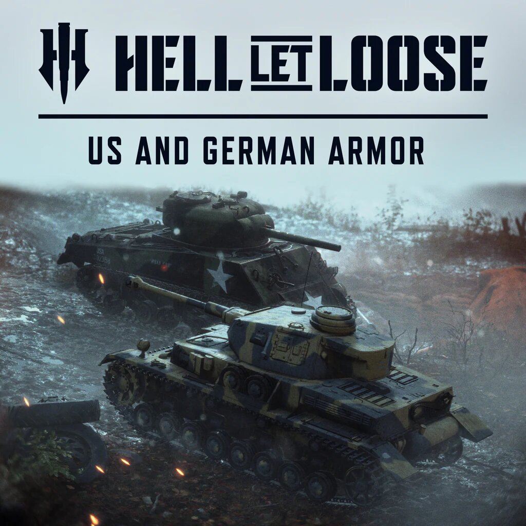 Дополнение Hell Let Loose - US & German Armor Pack, цифровое издание PlayStation 5, регион Индия / код пополнения баланса