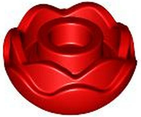 Деталь Lego 5904 Plant Flower Round with 2 Layers (Peony Rose) with Open Stud and Small Pin Hole