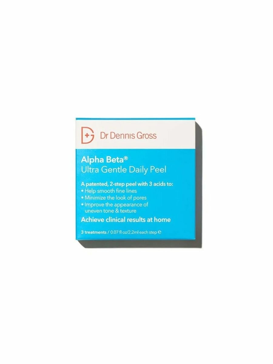 Dr. Dennis Gross Пилинг-салфетки для чувствительной кожи Alpha Beta Ultra Gentle Daily Peel (3 Treatments) 3 шт