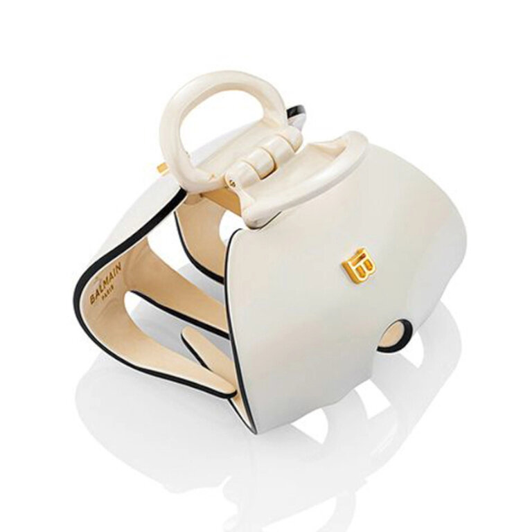 BALMAIN Pince a Cheveux Imperiale White/Black Заколка Франция 1 шт