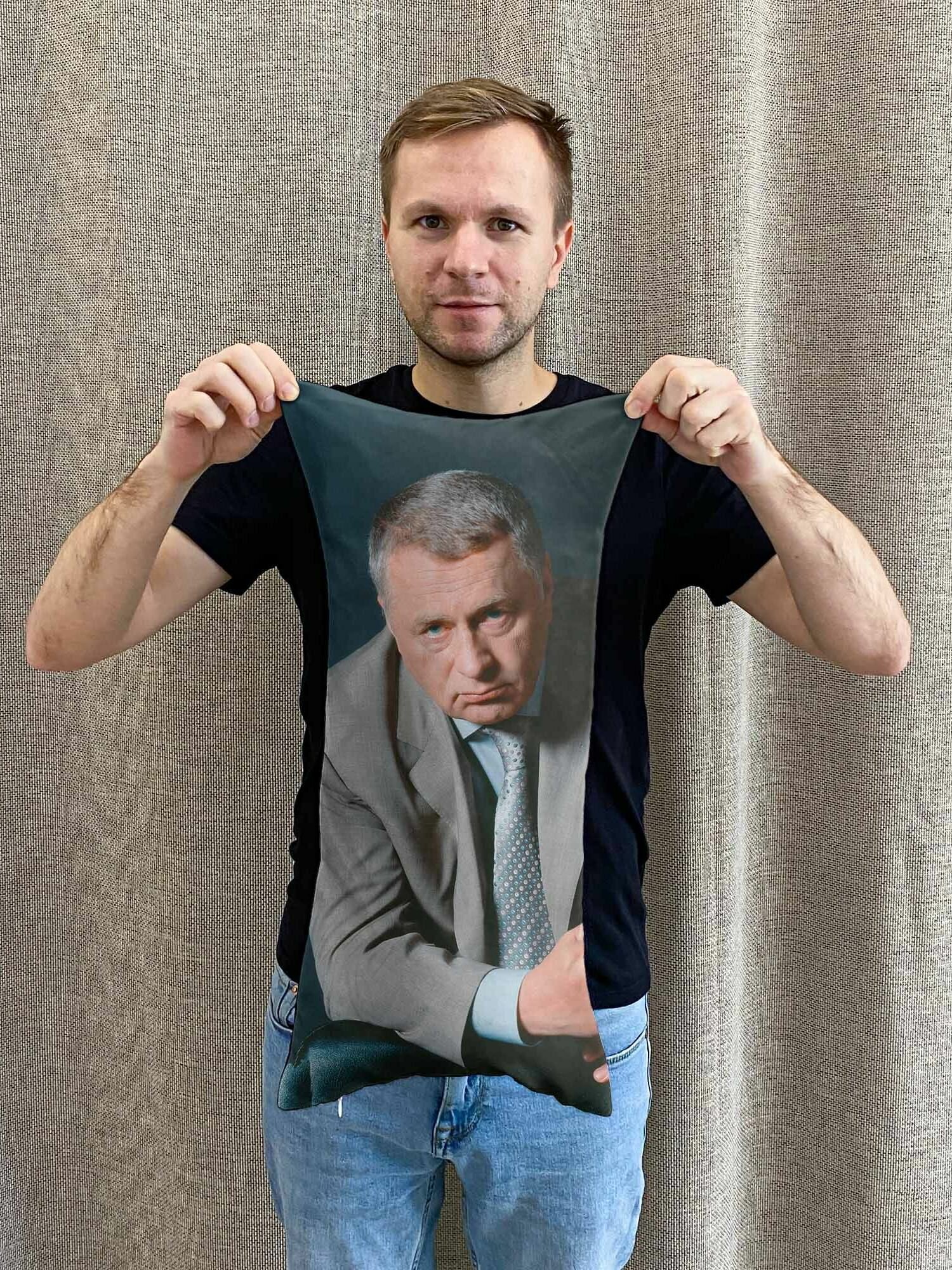Подушка дакимакура Владимир Жириновский 30x60 см