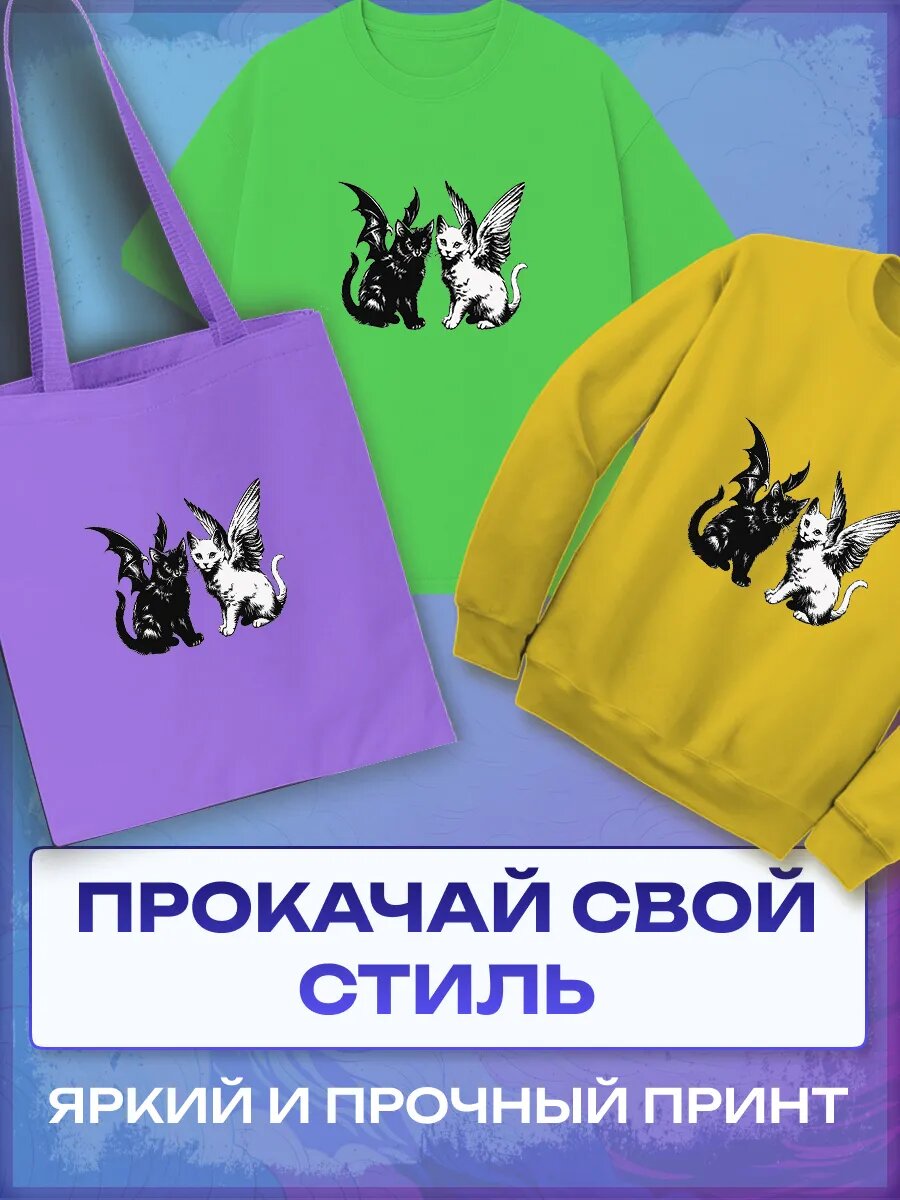 Термонаклейка коты — фото 1