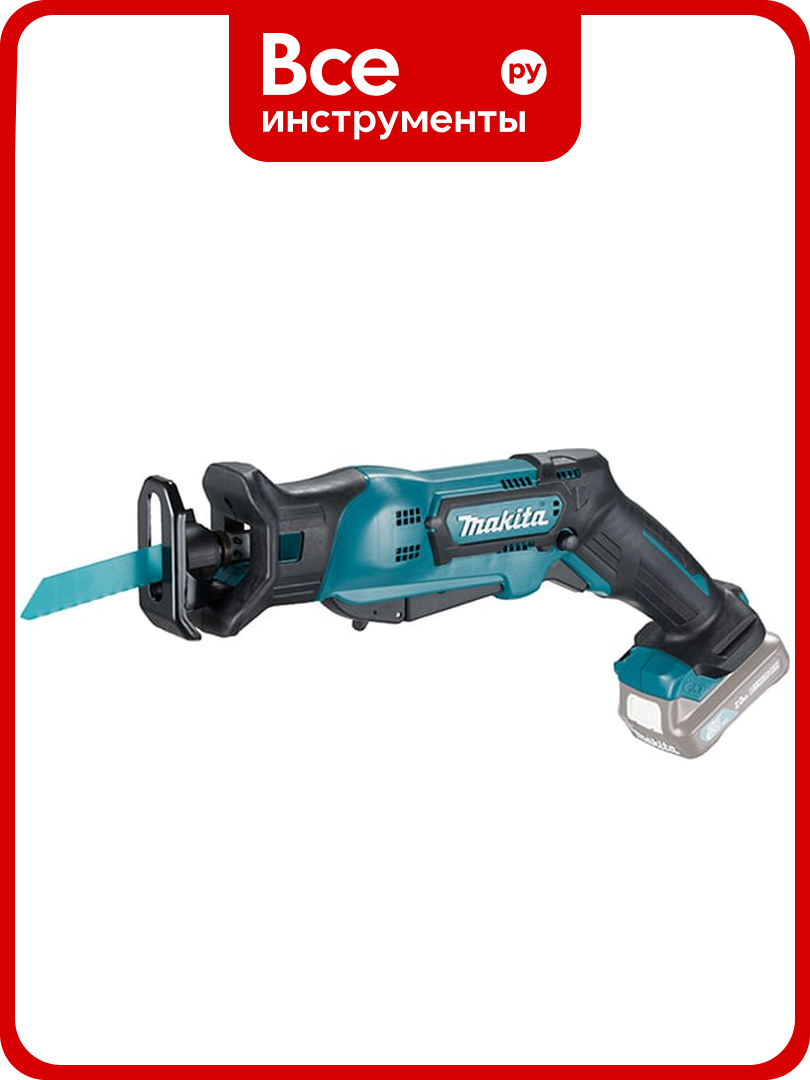 Сабельная пила Makita CXT JR103DZ, металл, с регулировкой скорости, бесключевая смена оснастки, подсветка рабочей зоны