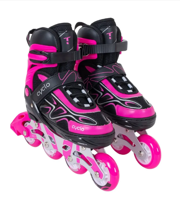 Роликовые коньки Cyclo ((черный-розовый / black-pink) 38-41 (L) арт: NN015309)