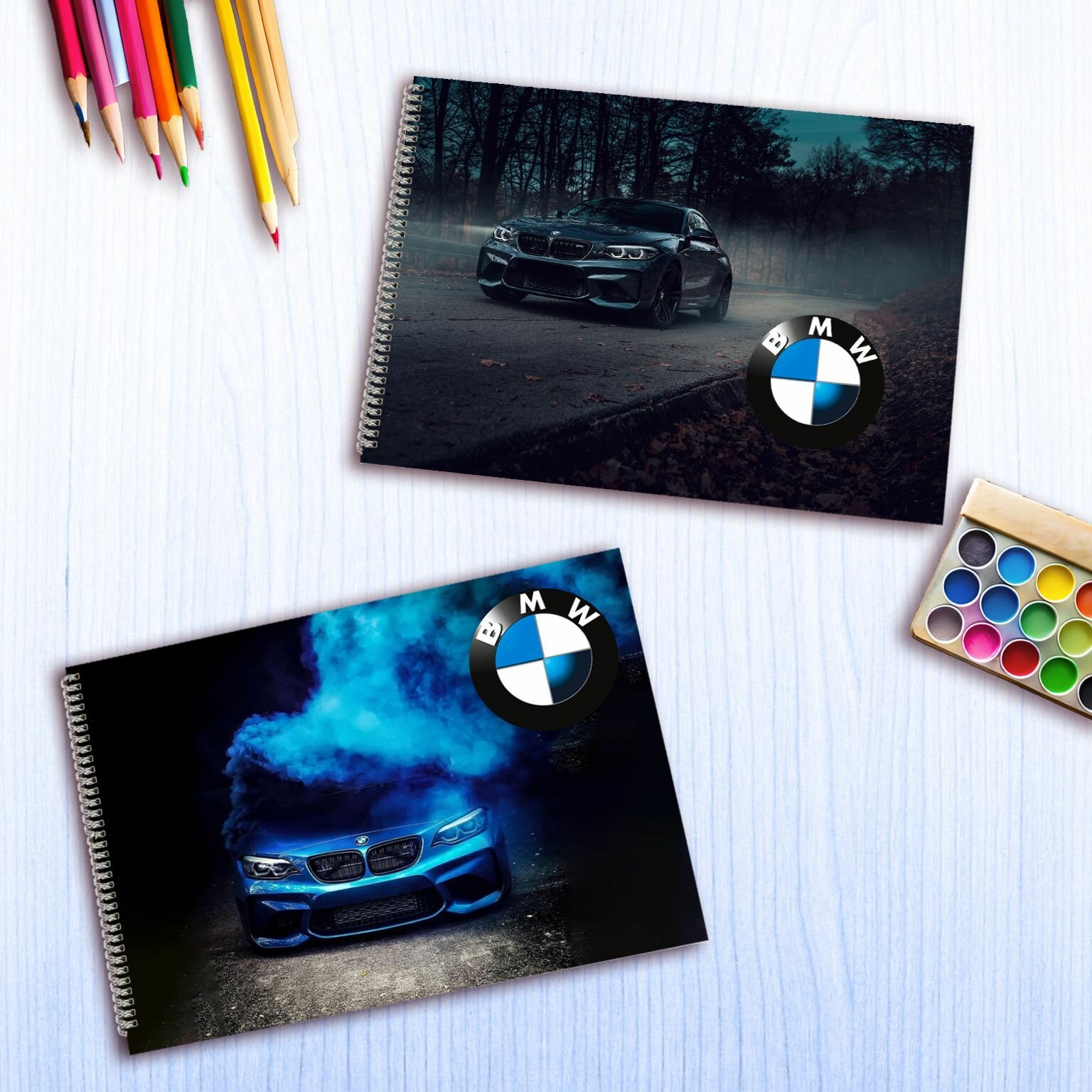 Альбомы для рисования автомобили БМВ, BMW