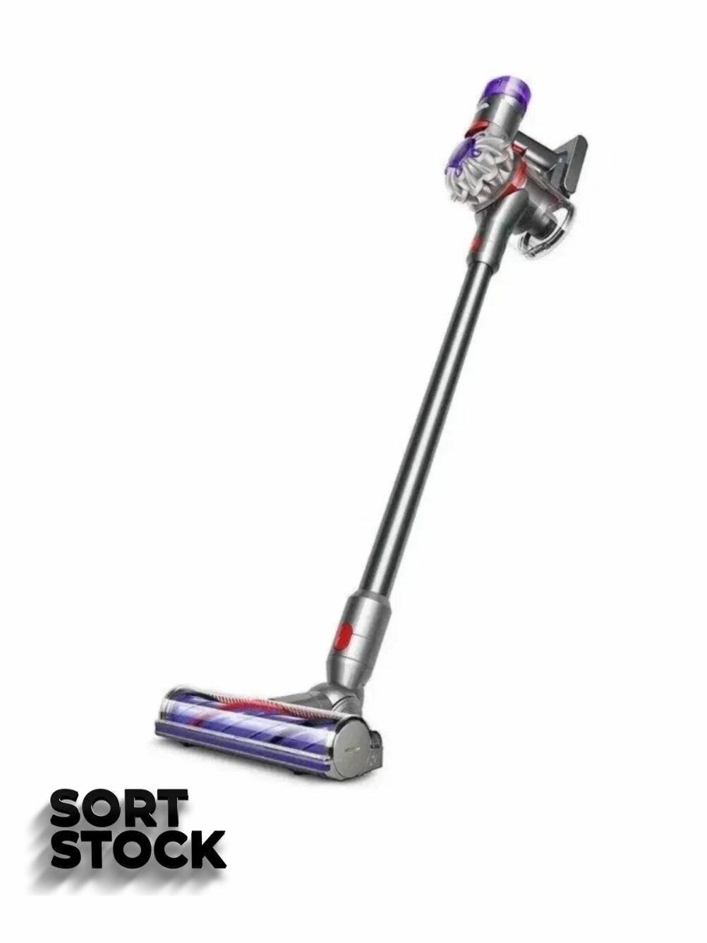 Пылесос беспроводной Dyson V8 Advanced SV25 EU, silver/nickel, наша вилка (РФ)