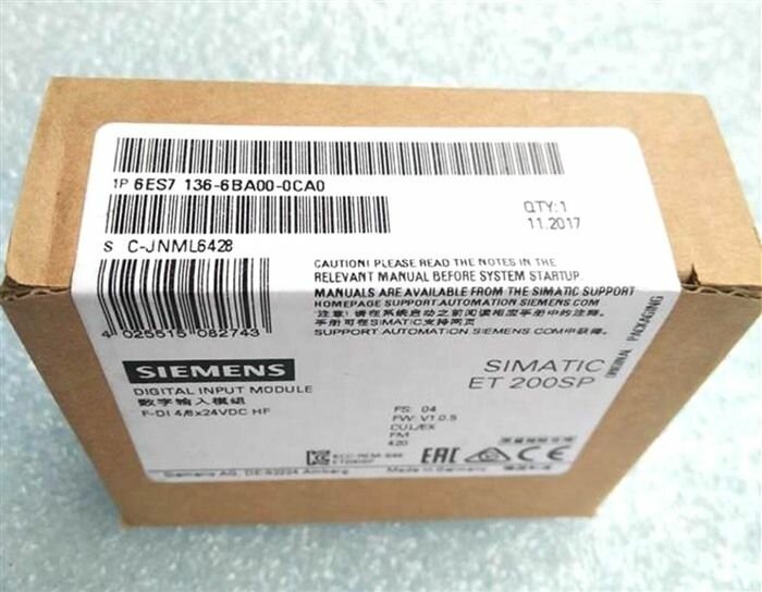 Модуль Siemens 6ES7 136-6BA00-0CA0 6ES7136-6BA00-0CA0 Digital Input Module