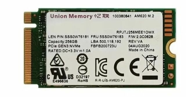 256 ГБ SSD M.2 накопитель Umis RPJTJ256MEE1OWX (RPJTJ256MEE1OWX)