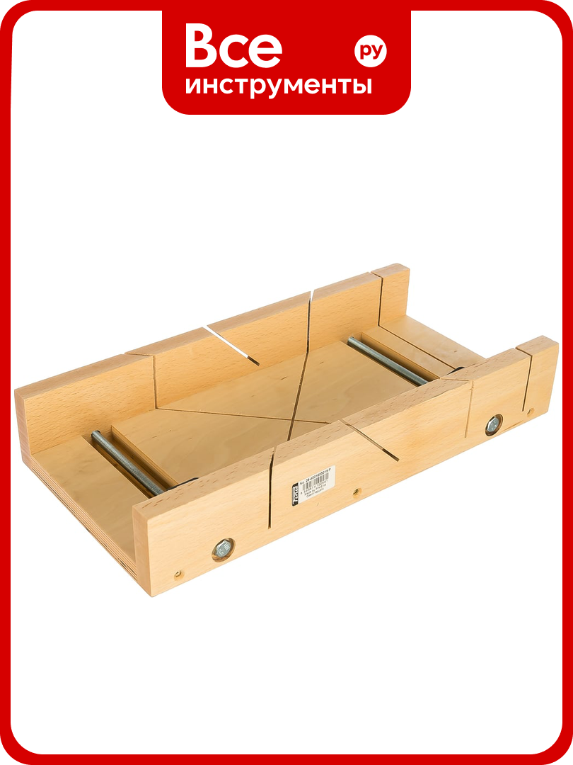 Стусло из бука с фиксатором PINIE 400х160х50мм 28-4001605019PremiumPlus, Корпус изготовлен из бука