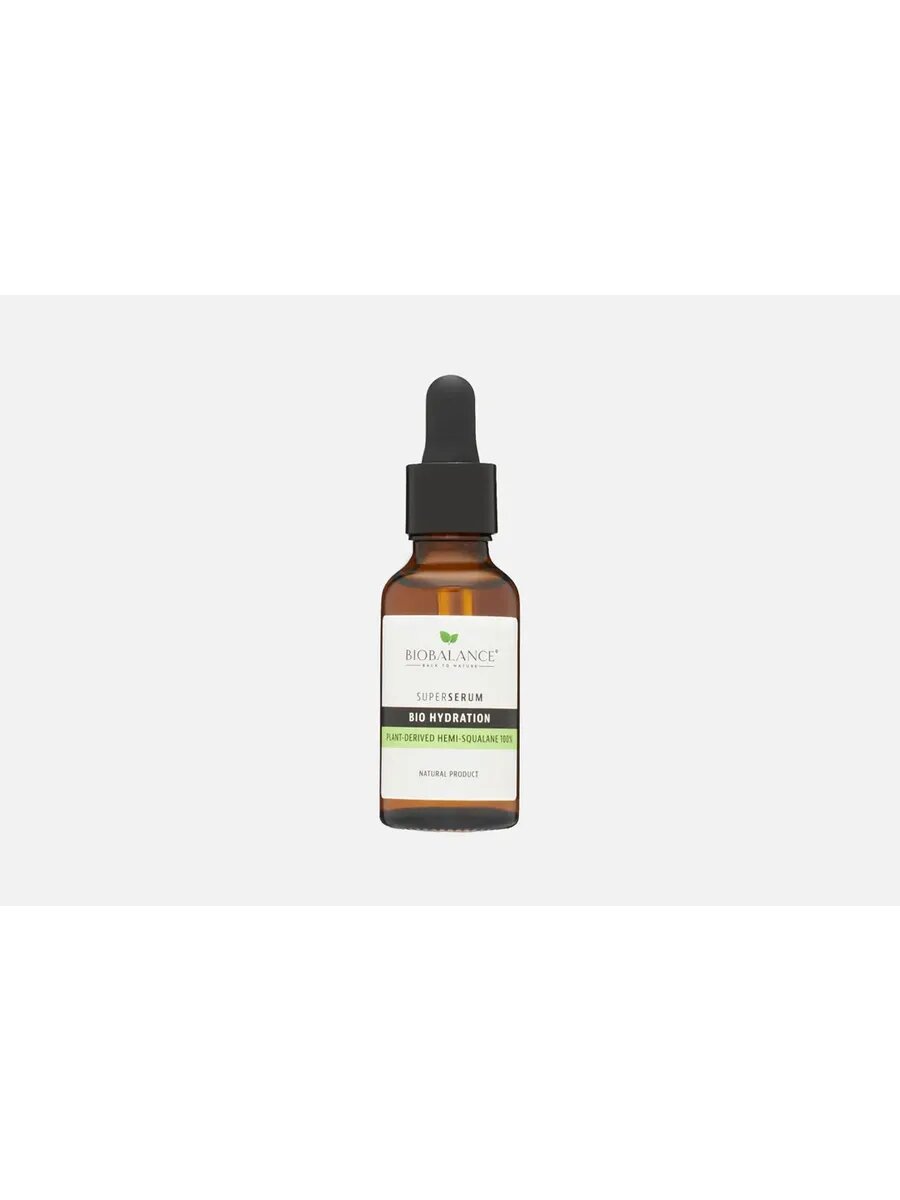BIOBALANCE PLANT-DERIVED HEMI-SQUALANE 100% DRY OIL Увлажняющее сухое масло для лица 30мл