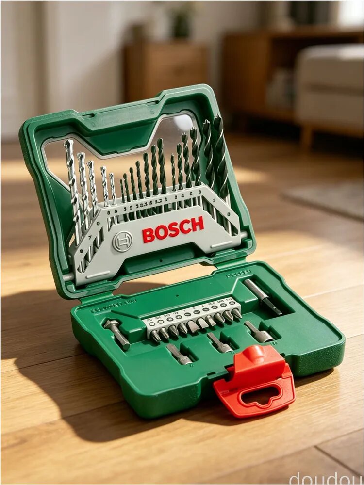 Профессиональный набор сверл Bosch 33 предметов Для сверления бетона металла дерева с битами