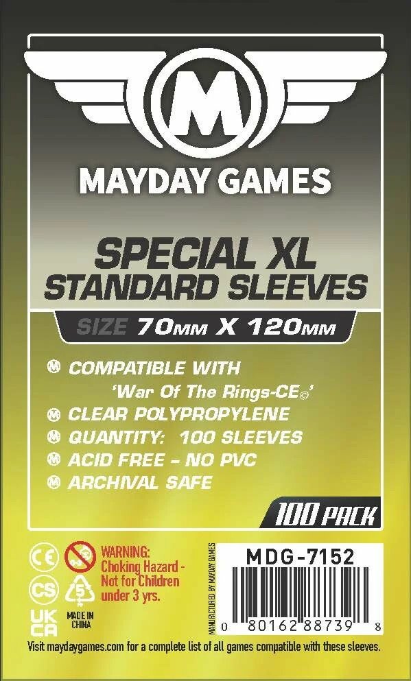 Протекторы Mayday: 70*120 Таро (Tarot) 100шт.