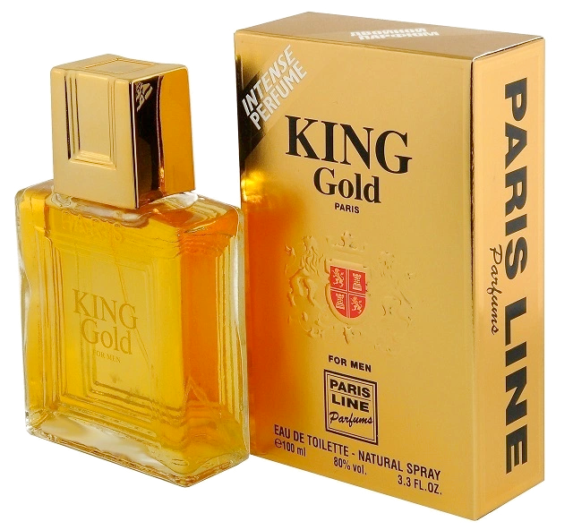 Мужской парфюм Пари Лайн Парфамс Кинг Голд 100 мл / King Gold