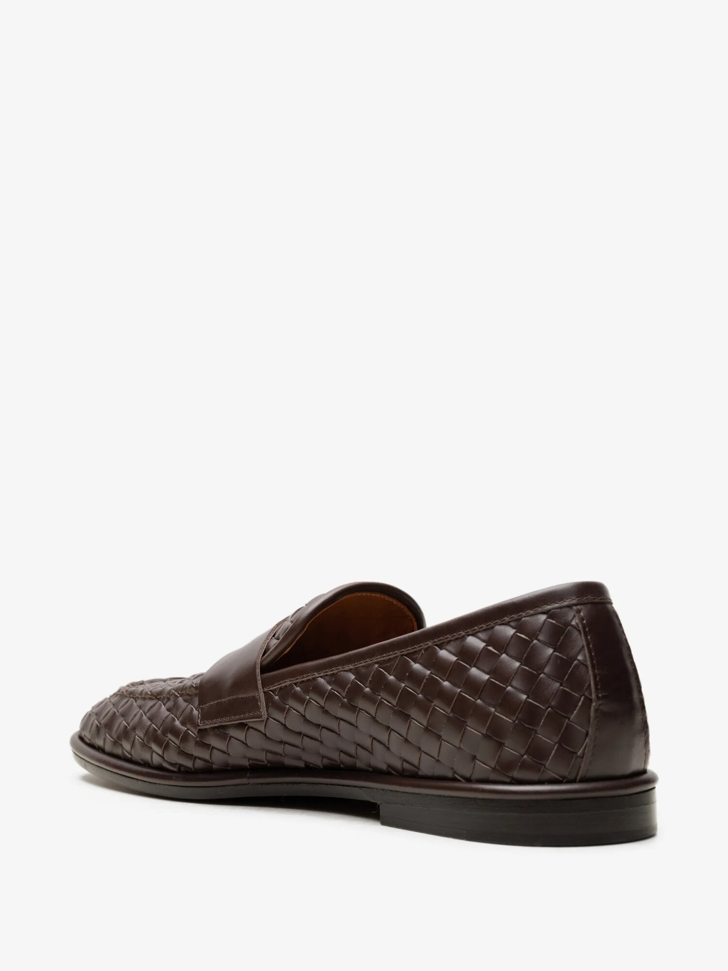 Лоферы  Woven-effect leather loafers, размер 45 — фото 1