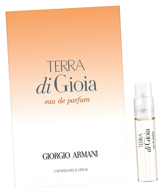 Миниатюра парфюмерной воды для женщин Giorgio Armani Terra Di Gioia 1.2 мл