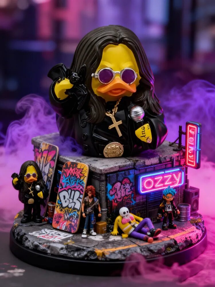 Фигурка-утка Tubbz: Ozzy Osbourne Mini-Series, ПВХ, коллекционная