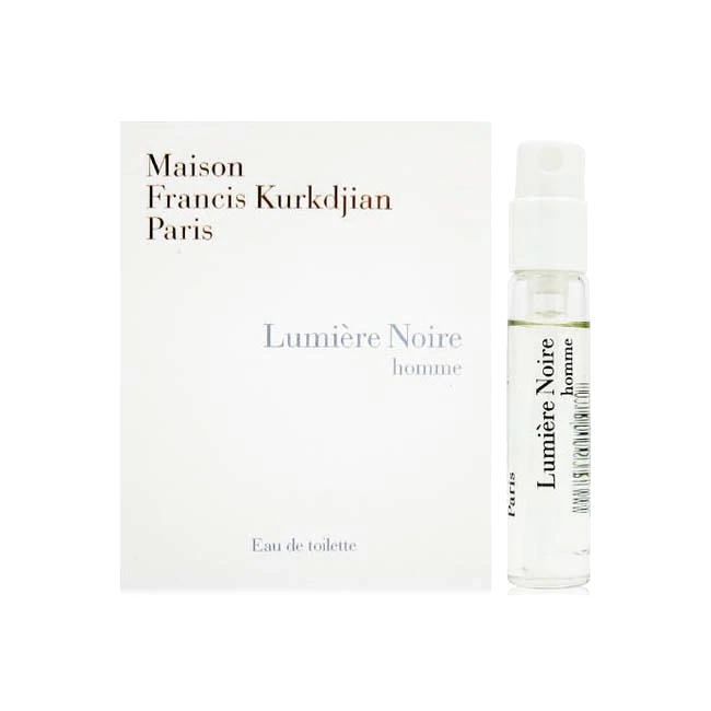 Maison Francis Kurkdjian Lumiere Noire Pour Homme мужской аромат 2 мл миниатюра / Люмьер Нуар Пур Хом