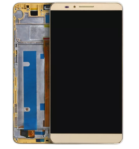 Фирменный LCD-ЖК-сенсорный дисплей-экран-стекло с тачскрином на телефон Huawei Ascend Mate 7 золотой + гарантия