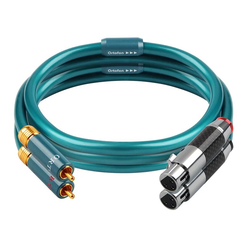 Аудиокабель Ortofon RCA-XLR 0,5-5 м 7N 2RCA-2XLR Female, 1m