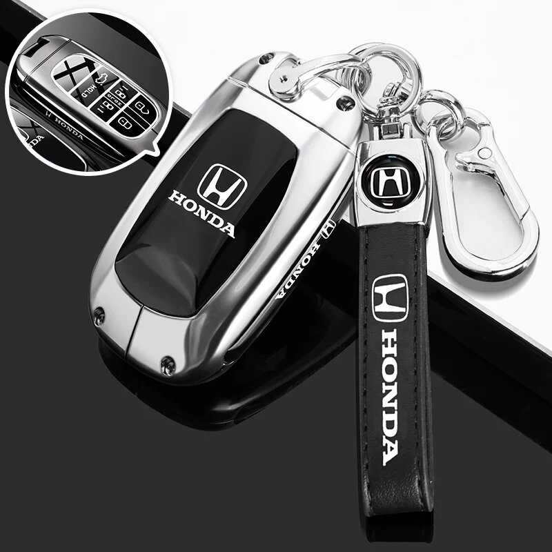 Автомобильный ключевой кейс Honda Odyssey 2026/Acura ELX 2016-2026, 5/6 ключей, металлический, A-стиль, шнуровая