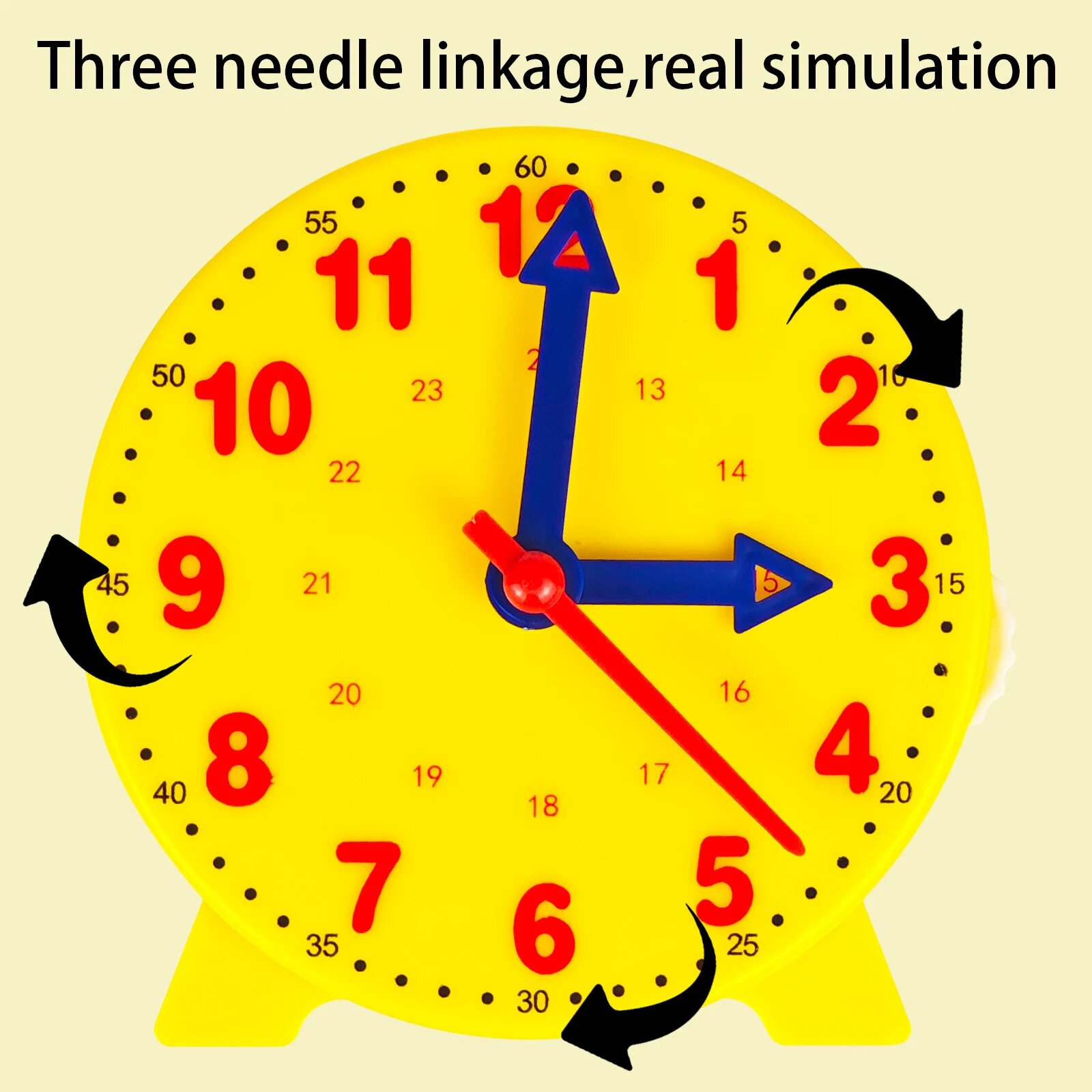 Обучающие часы Learning Time Activity Set Clock 48cards — фото 1