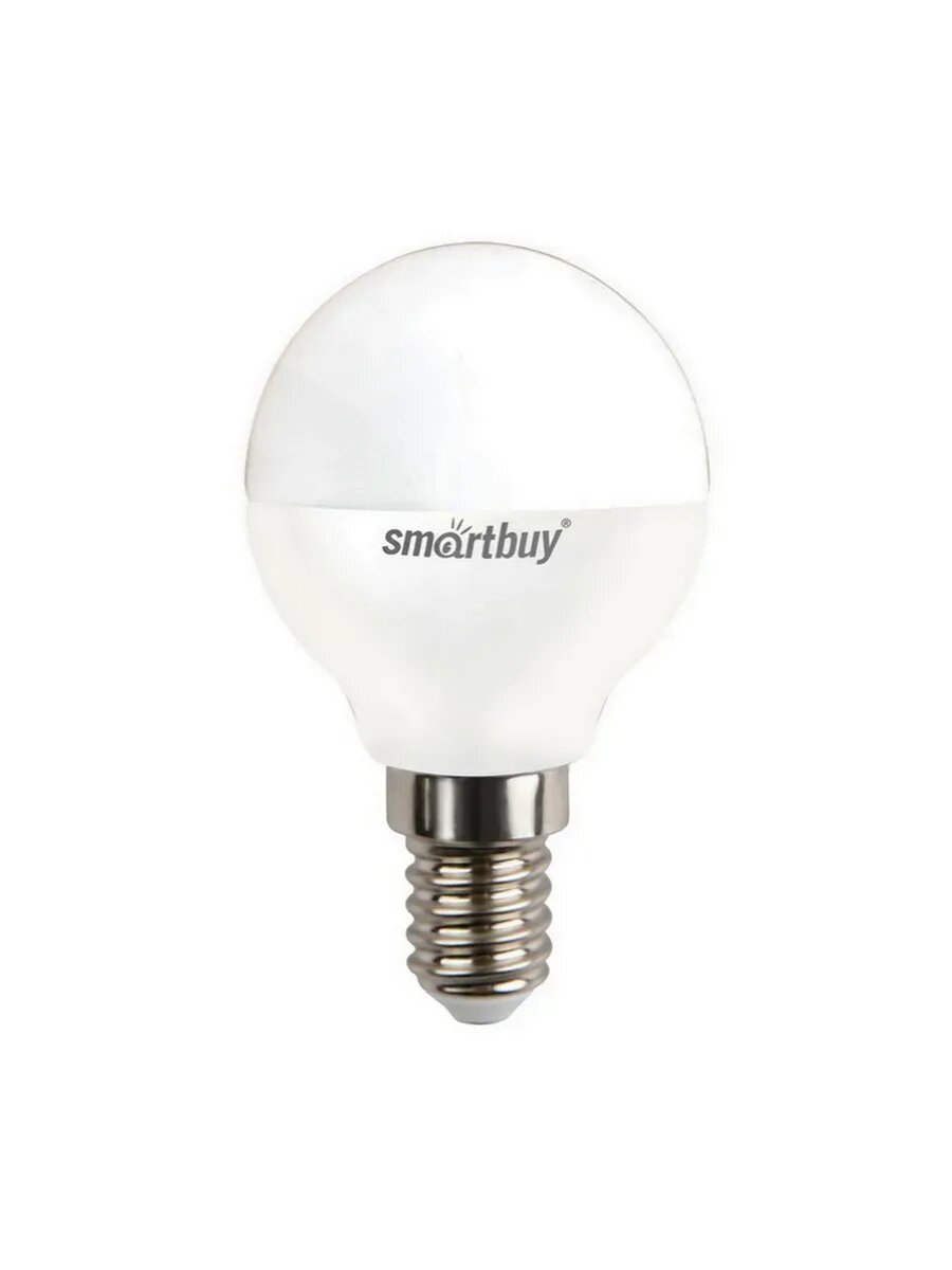 Лампа светодиодная Smartbuy LED E14 шар 7Вт 4000К