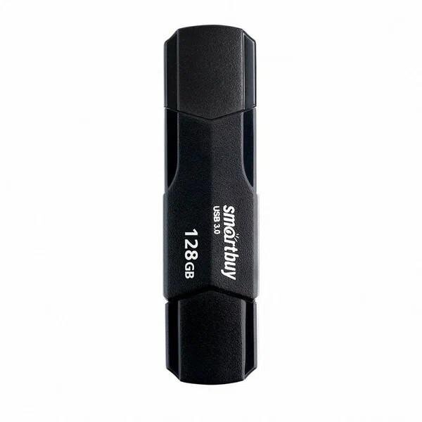 USB флеш накопитель Smartbuy CLUE Black, 128GB, USB 3.1, SB128GBCLU-K3