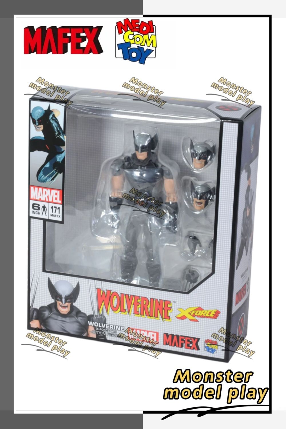 Фигурки Medicom Toy MAFEX Marvel Legends Series Action Figures No.171 WOLVERINE (X-FORCE Ver.)