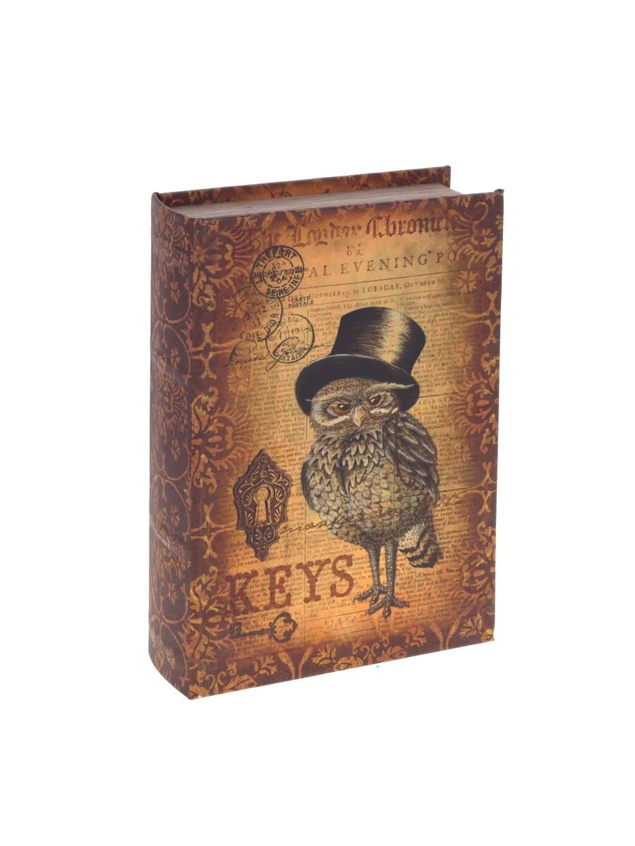 Шкатулка-книга с кодовым замком, 18×7 см