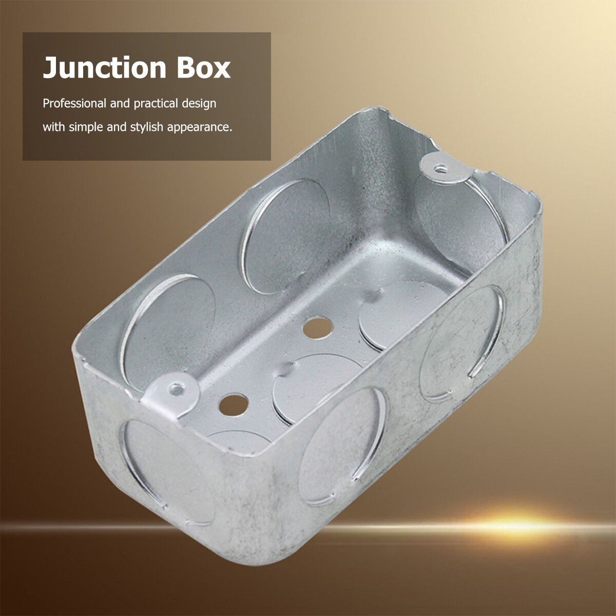 Металлическая Разводная Коробка Для Установки На Стену 3 Штуки 10x5.3 Cm