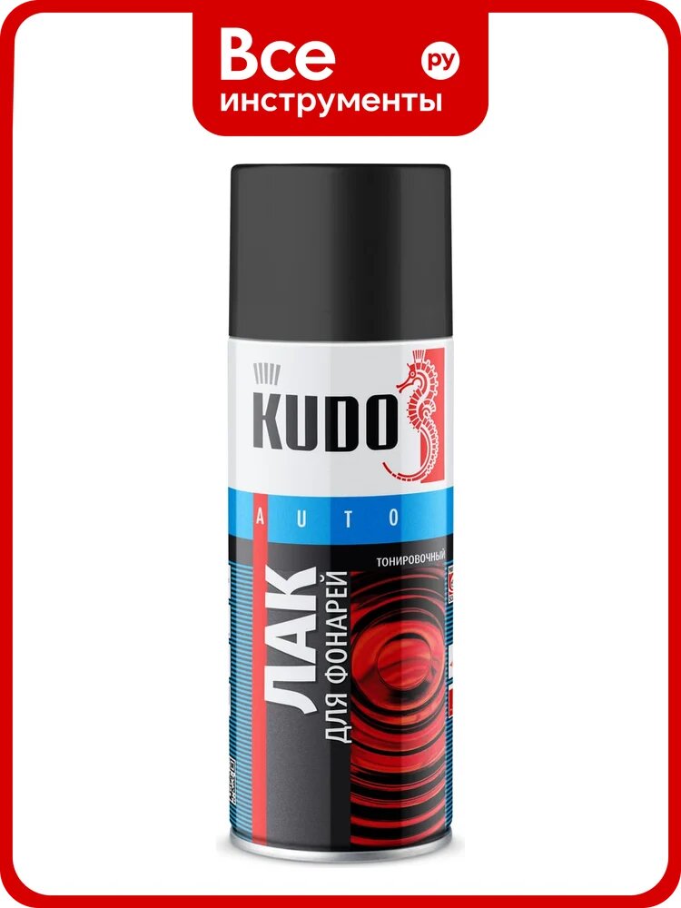 Лак для тонировки фар KUDO черный KU-9021