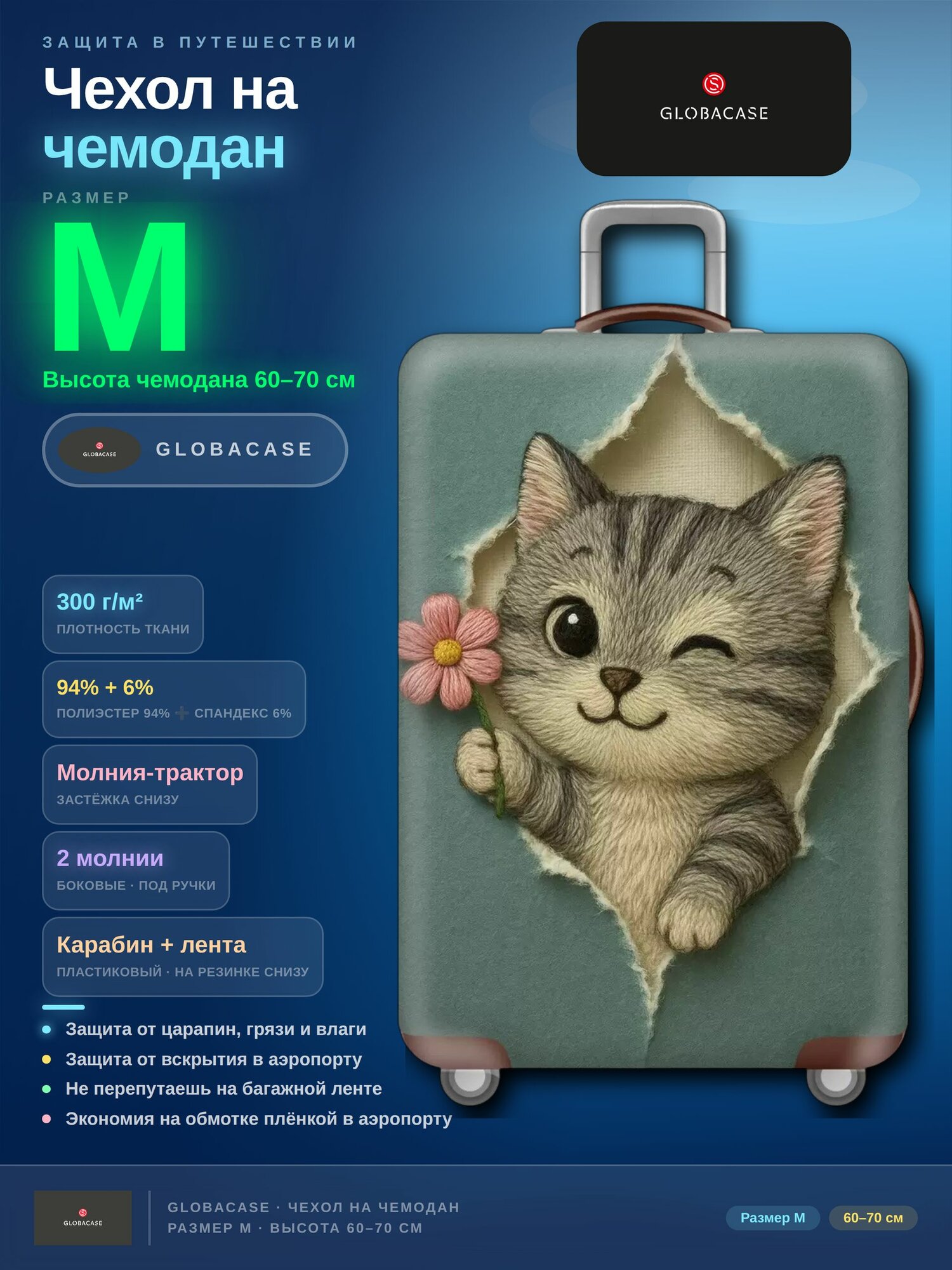 Чехол для чемодана