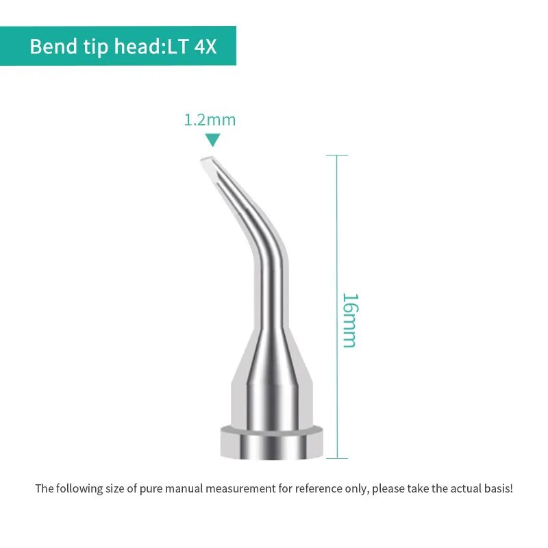 Наконечник паяльника Bend tip head LT 4X 1.2mm
