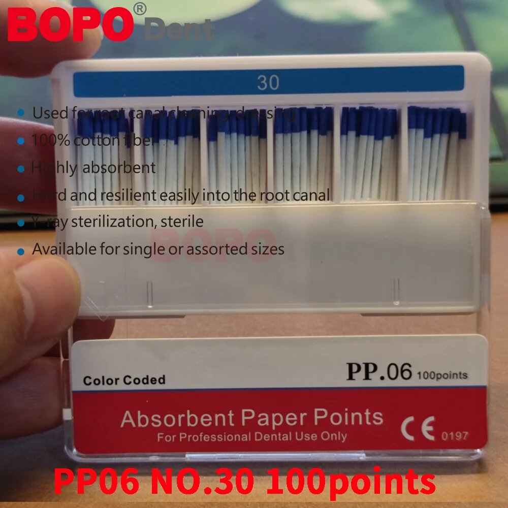 Стоматологическая впитывающая бумага, конус 02 04 06 15-40 # F1 F2 F3 Эндодонтические файлы Чистые советы для корневых каналов Одноразовый стоматологический материал