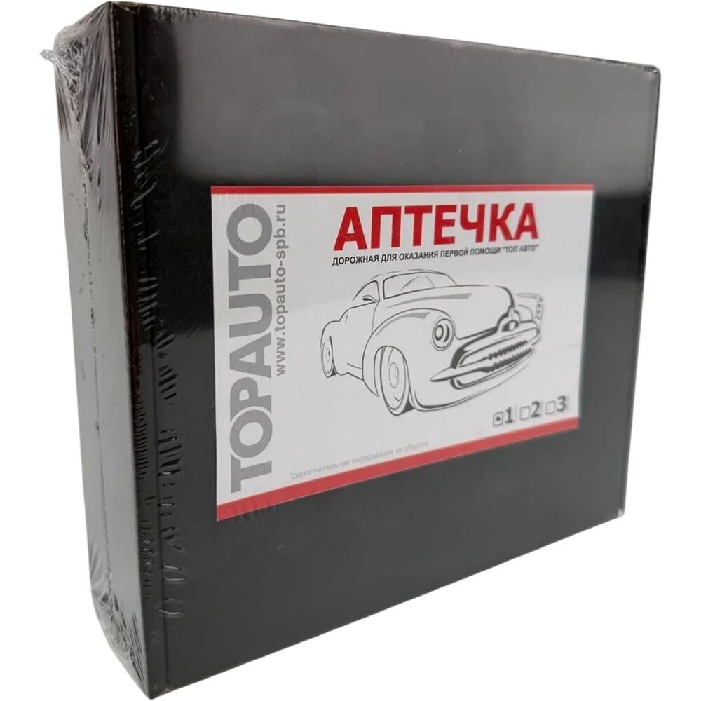 Дорожная аптечка для оказания п/п TopAuto по ту тип 2 состав 1, 6 пр, пластик