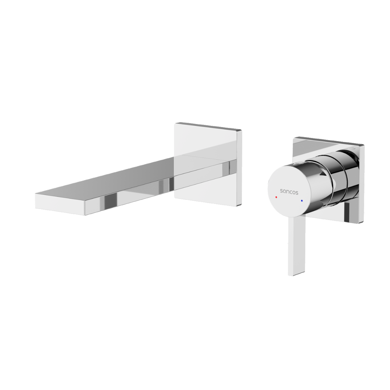 Смеситель для раковины Sancos Linn SC9021CH хром, рычажное управление, латунь
