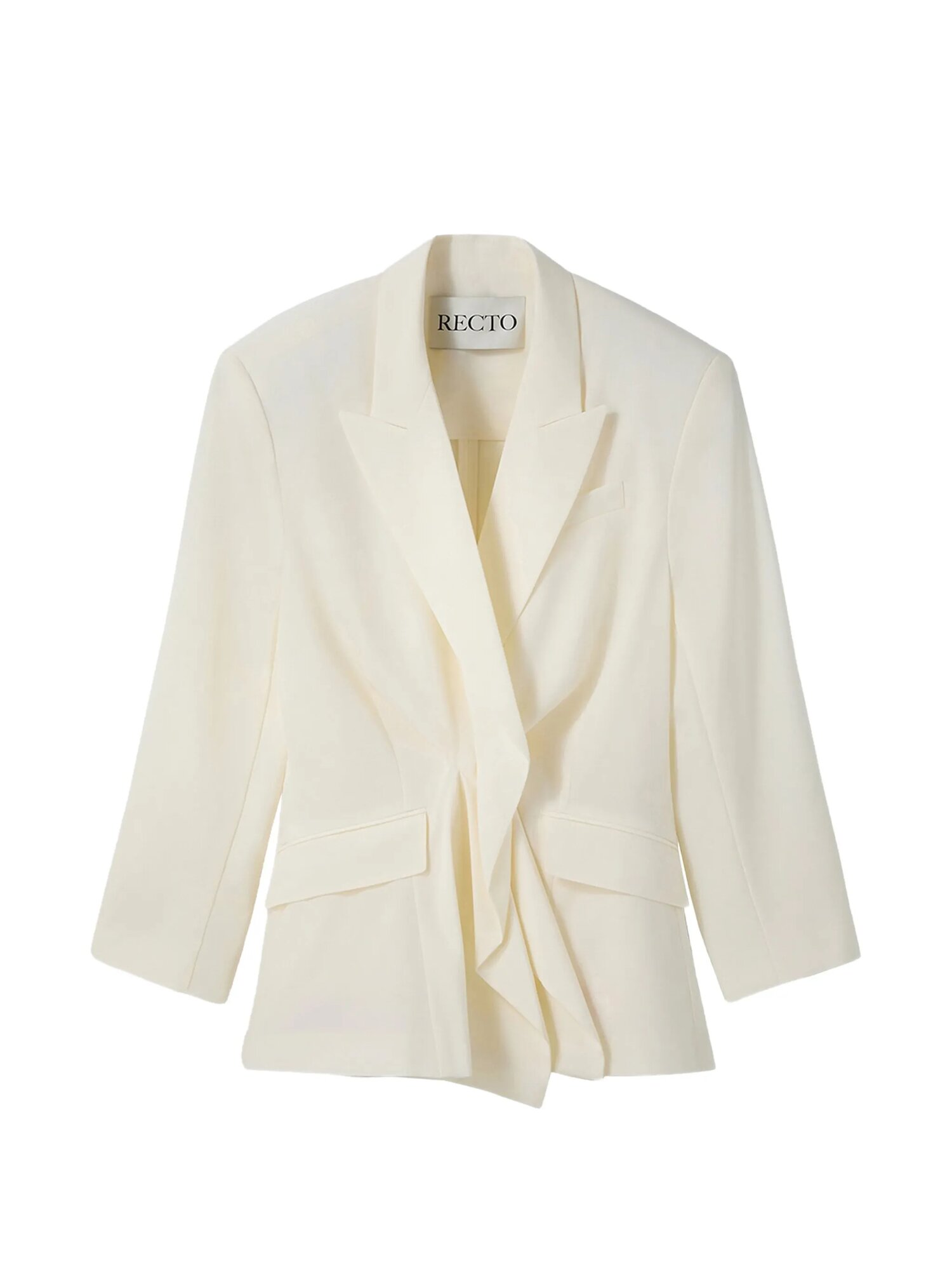 Пиджак Draped-detail blazer