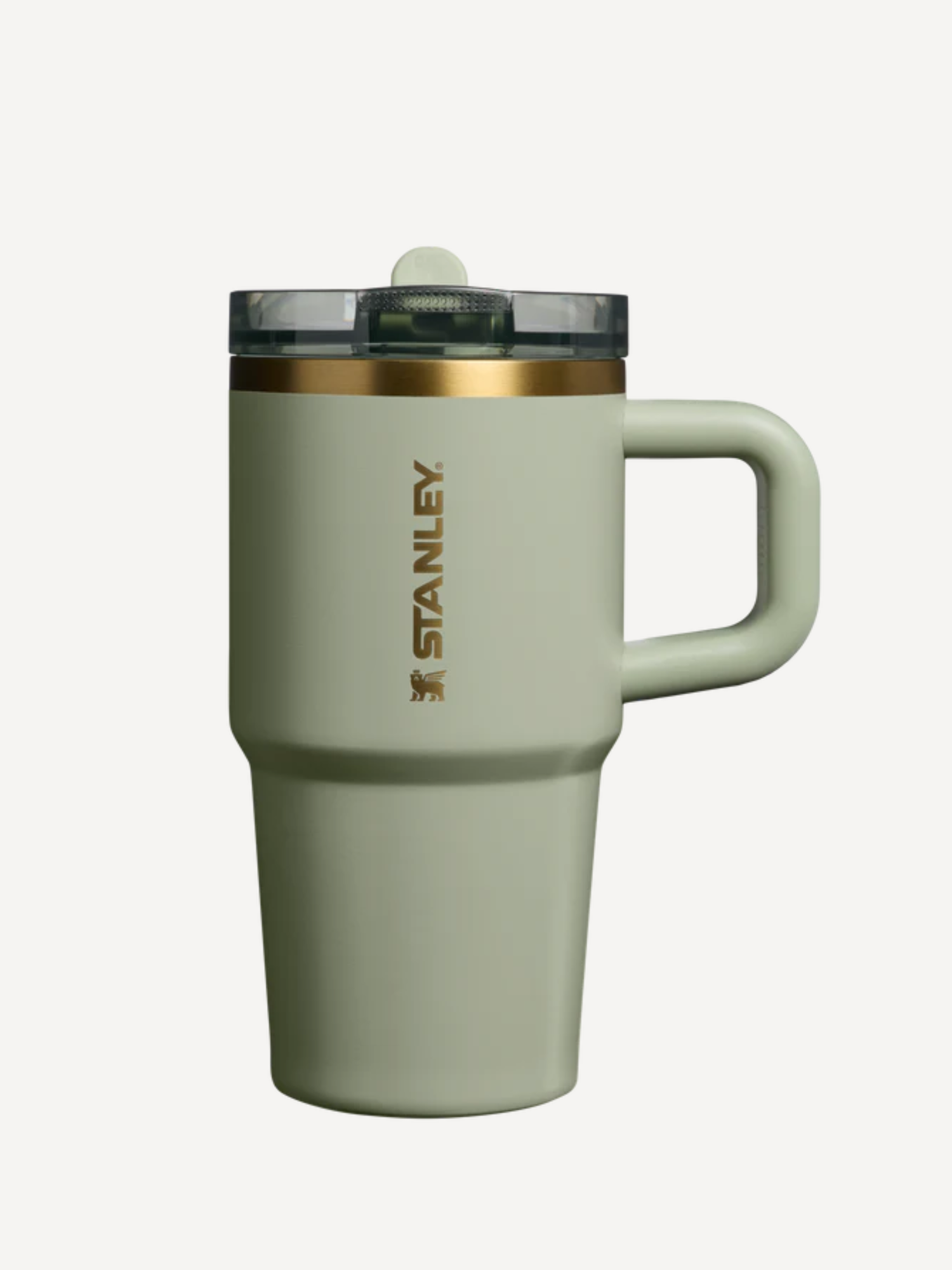 Термокружка Stanley Quencher ProTour Flip Straw 0.59 л (20 oz), с трубочкой, цвет Оливковый (Juniper), оригинал США