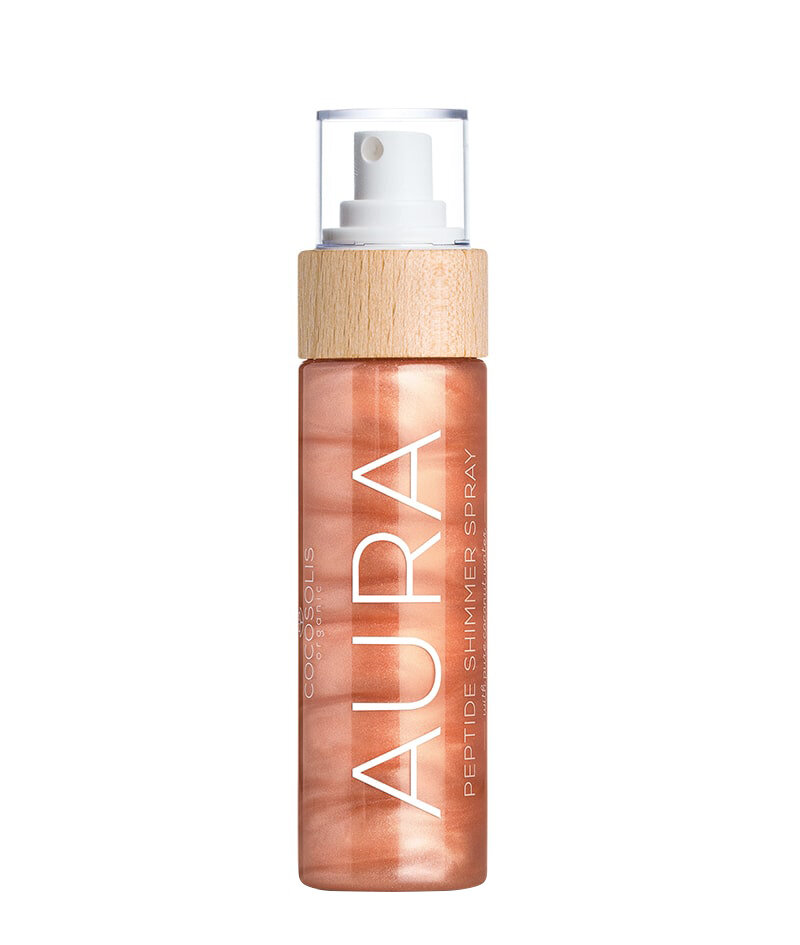 COCOSOLIS AURA PEPTIDE SHIMMER Мерцающий спрей с пептидами для лица, тела и волос 100 мл